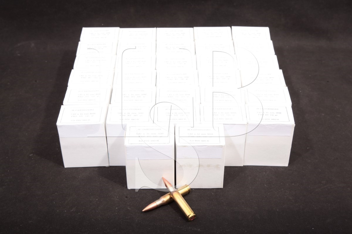 Pictures: Prvi Partizan 640x 7.62x51mm M80 Ball Ammunition PPU 145 ...