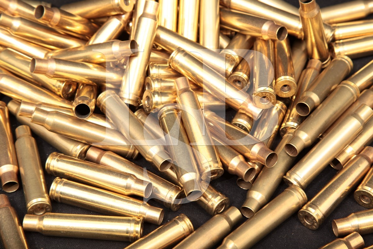 Winchester 100x .338 Win. Mag. Fired Brass Cases Rem. & Win. .338 ...
