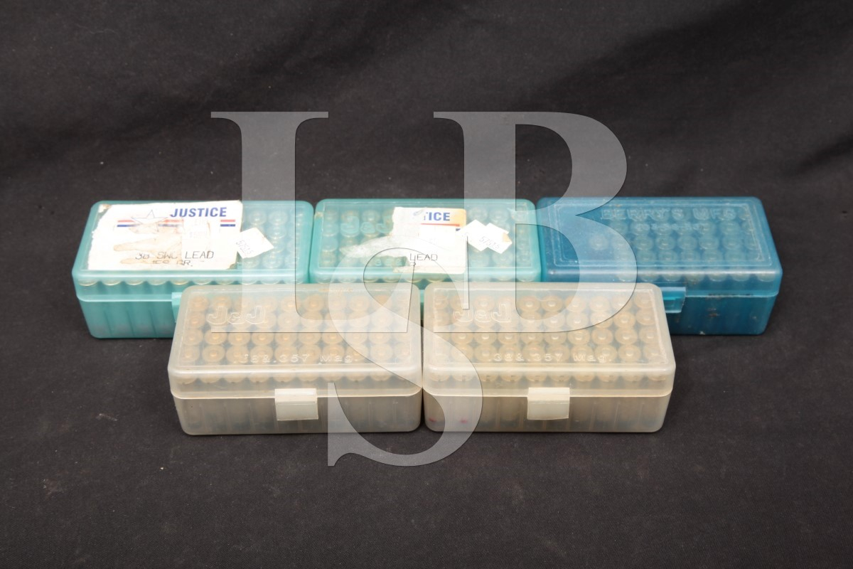 Mixed 235x .38 Special Reloaded Ammunition Bullets Lead RN, JTC, JSP .38 Spl. Ammo .38 Special ...