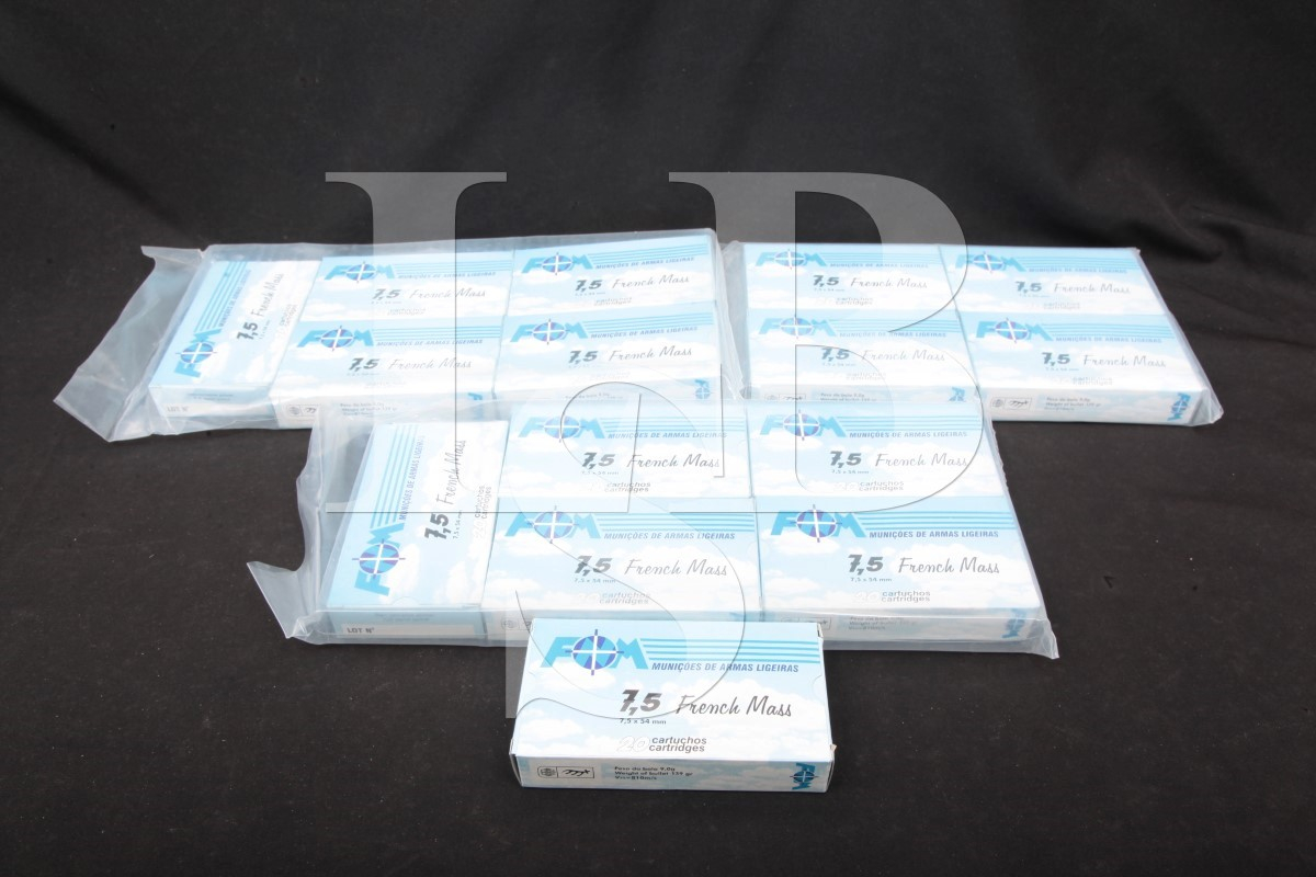 FN 300x 7.5 French MAS Ammunition Portugal 139 Grain FMJ Bullets 7 ...