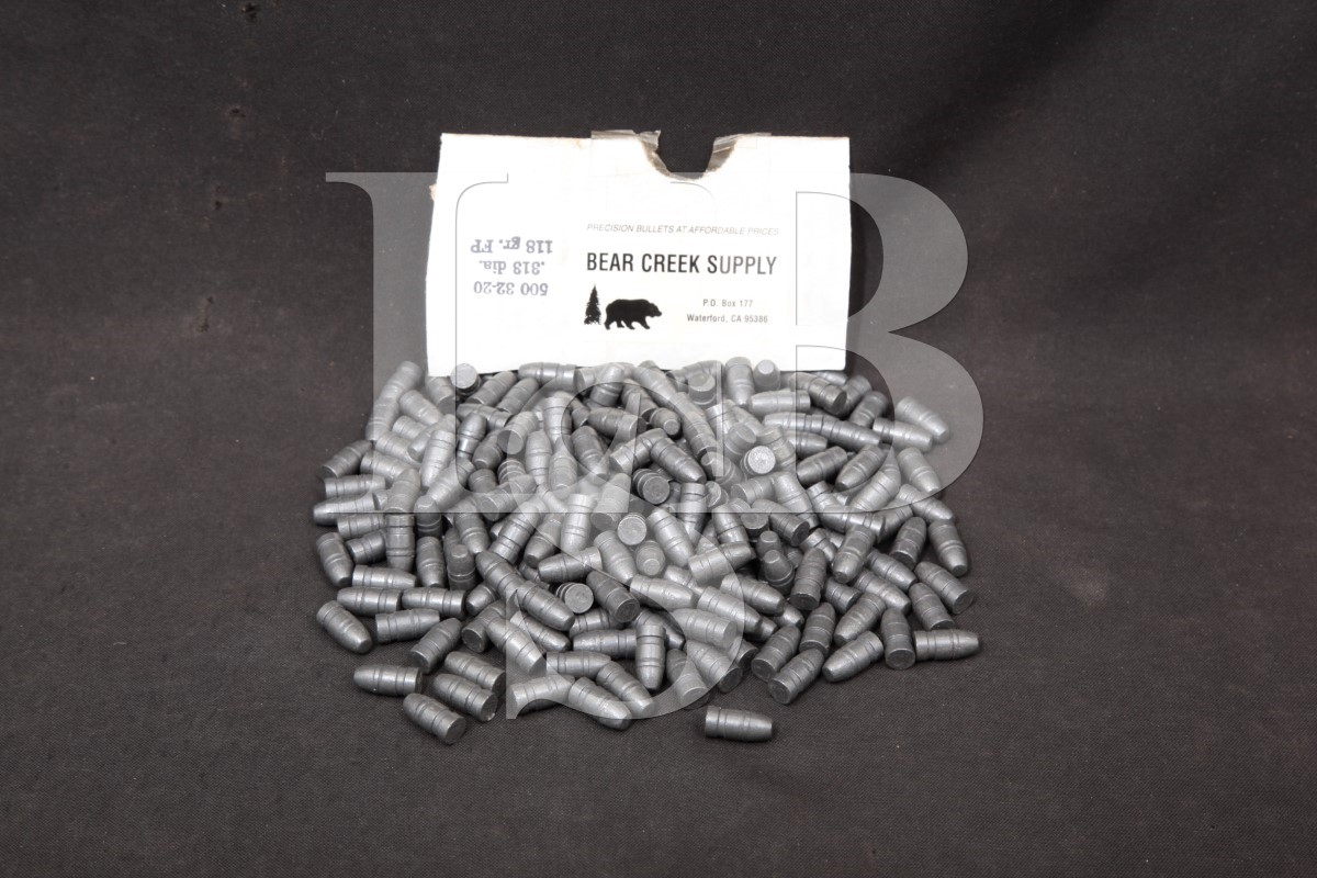 Bear Creek 245x .32-30 Win. Moly Coated Bullets .313 Diameter 118 Grain ...
