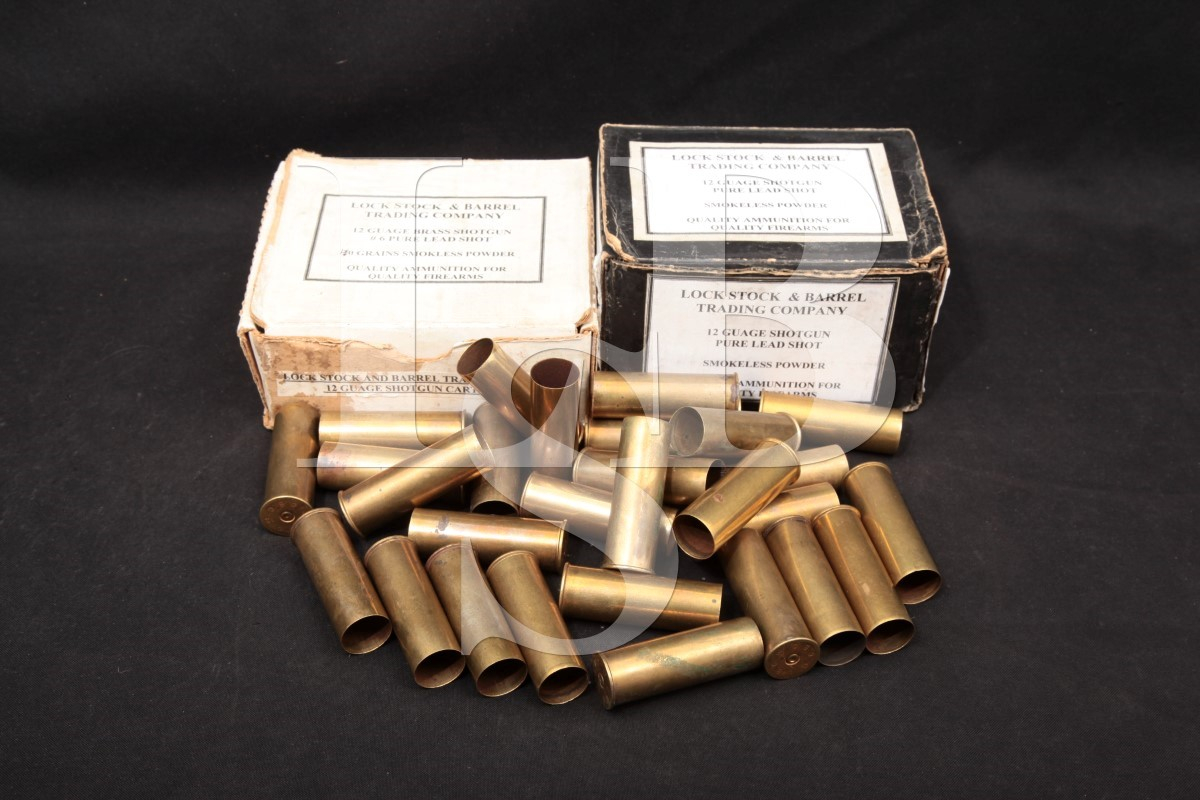 Lock Stock and Barrel Trading 48x 12 GA. Brass Shot Shells #6 Lead Shot ...