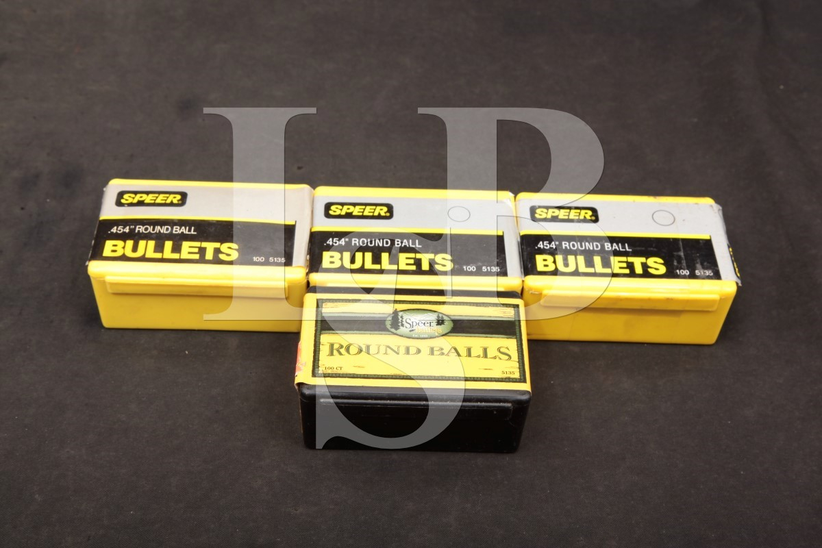 345x .44 Cal. Lead Rounds Balls Speer .454 Diameter .44 Balls .44 ...