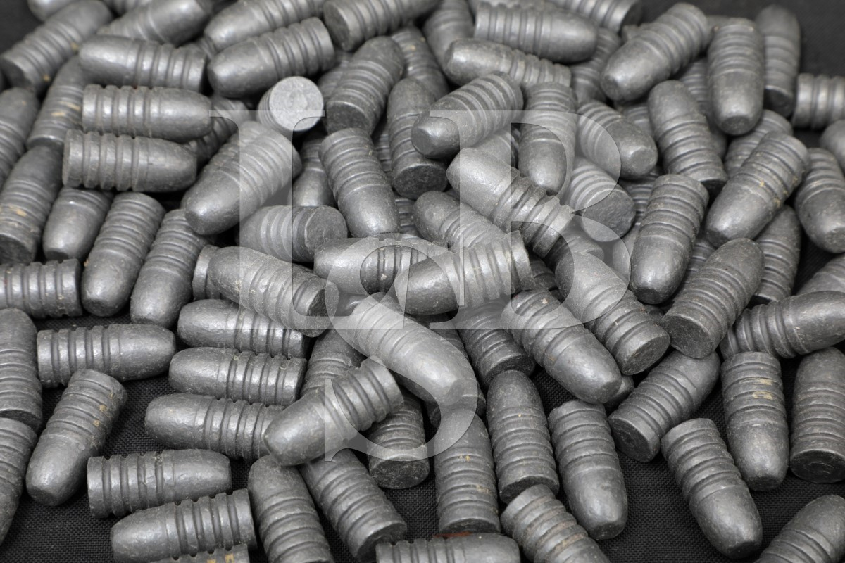 130x .460 Caliber Lead Bullets Unknown Brand Moly Coated 400 Grain RN ...