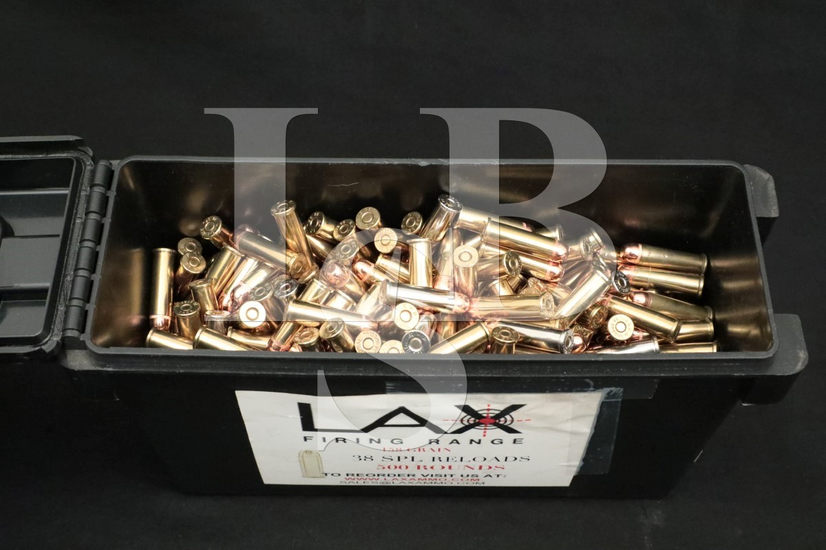 Pictures: Lax Reloaded 500x .38 Special Reloaded Ammunition Win, Fed ...