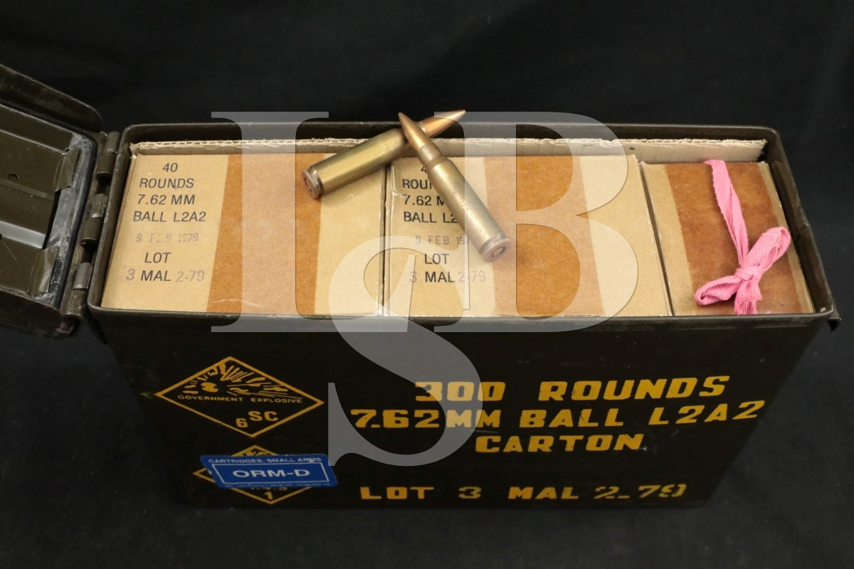 Pictures: 300x 7.62x51mm Ball L2A2 Ammunition Malaysian 146 Grain FMJ ...