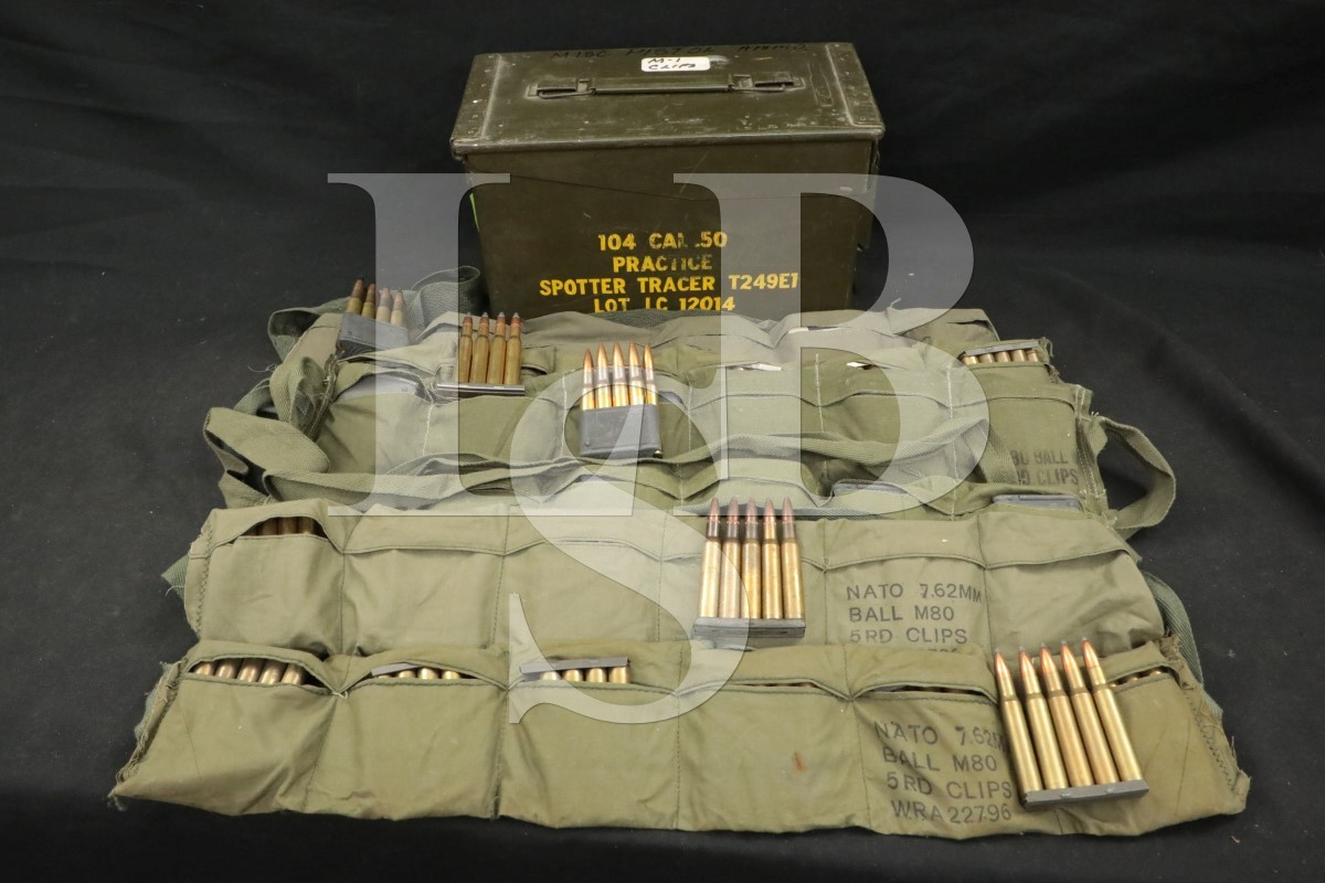324x .30-06 Springfield Ammunition FN, Fed. Greek, GFL Mixed Bullets on ...
