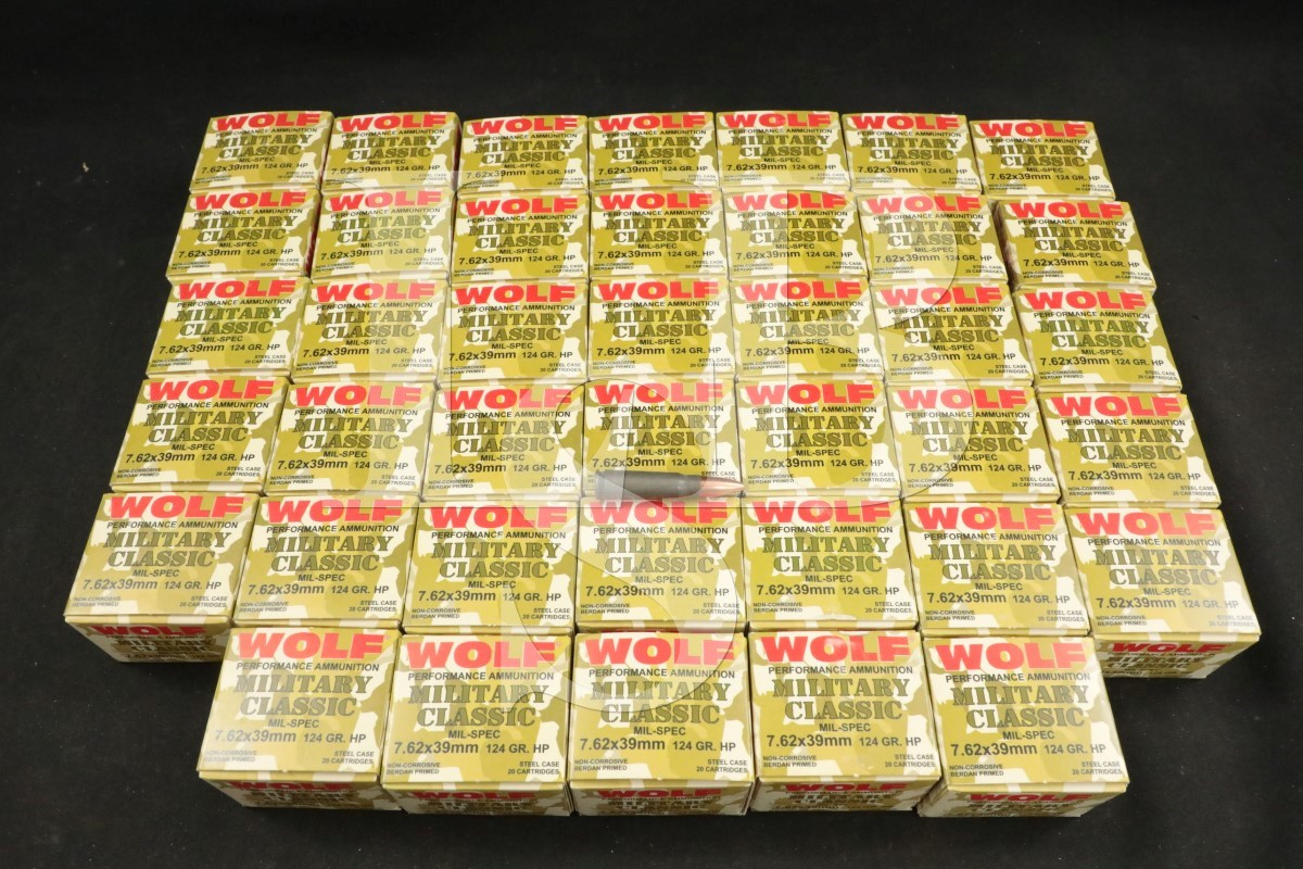 Wolf Ammunition 800x 7.62x39mm Ammunition Wolf Performance Military ...