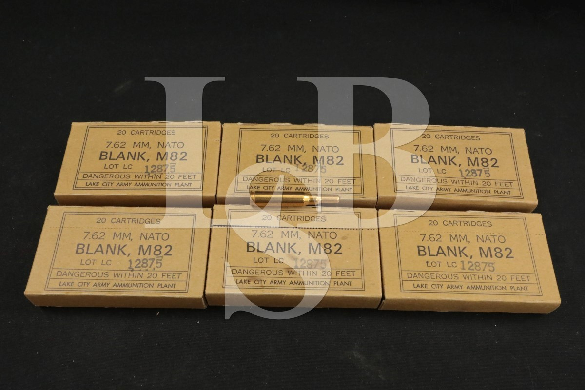 Lake City 120x 7.62mm NATO Blank Ammunition LC 68 .308 Win. 7.62x51mm ...