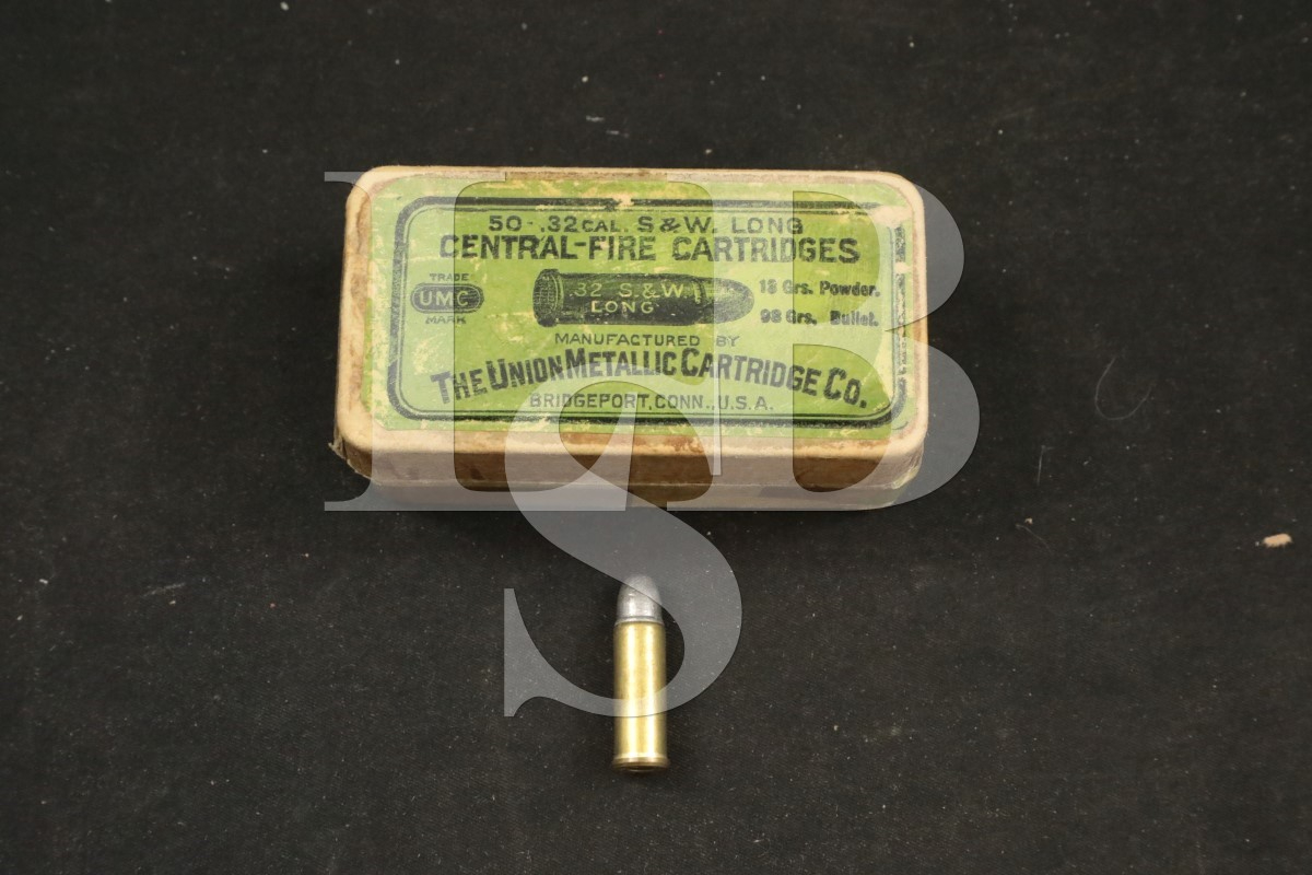 UMC 50x .32 S&W Long Vintage Ammunition Union Metallic Cartridge Early ...