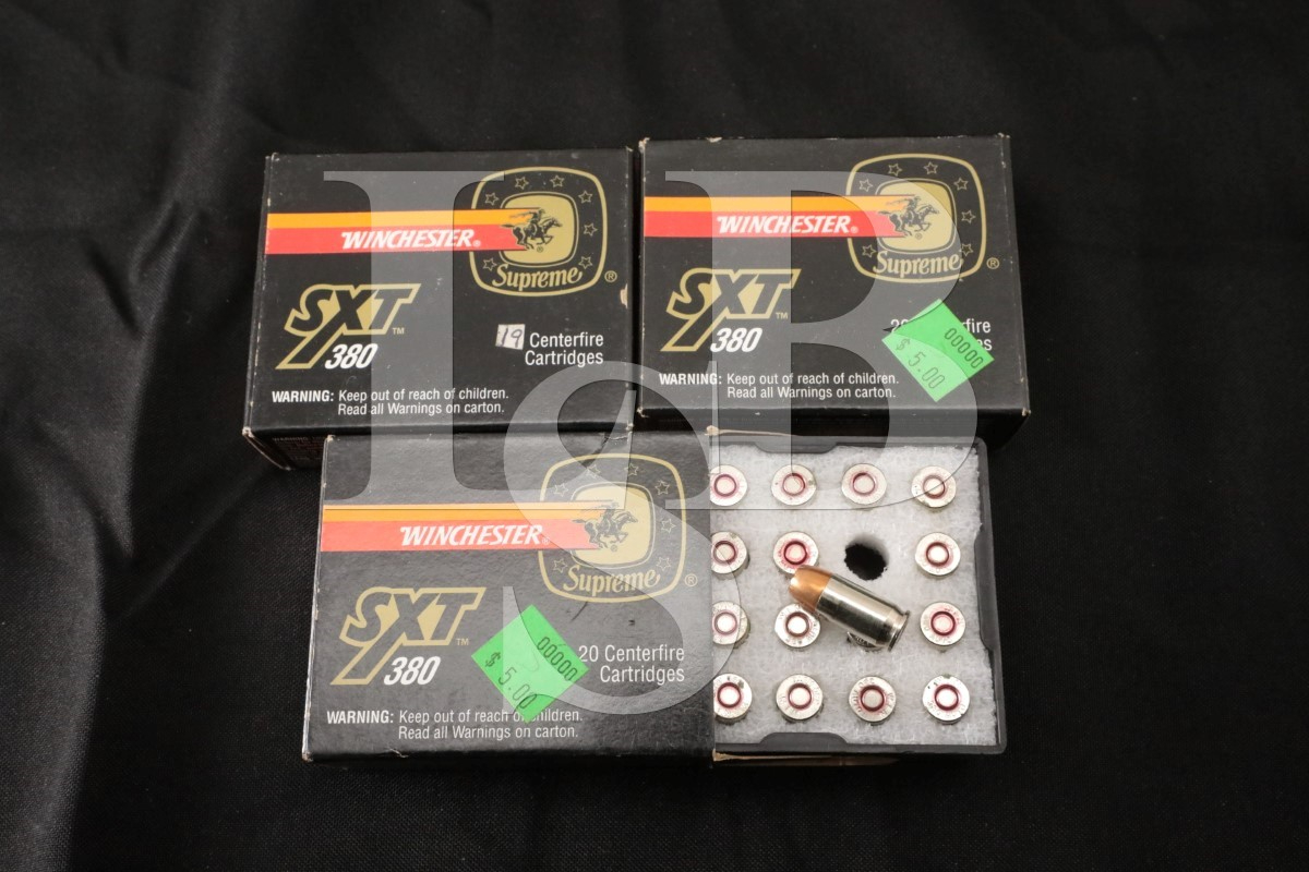 Winchester 59x .380 ACP Personal Defense Ammunition Supreme 95 Grain ...