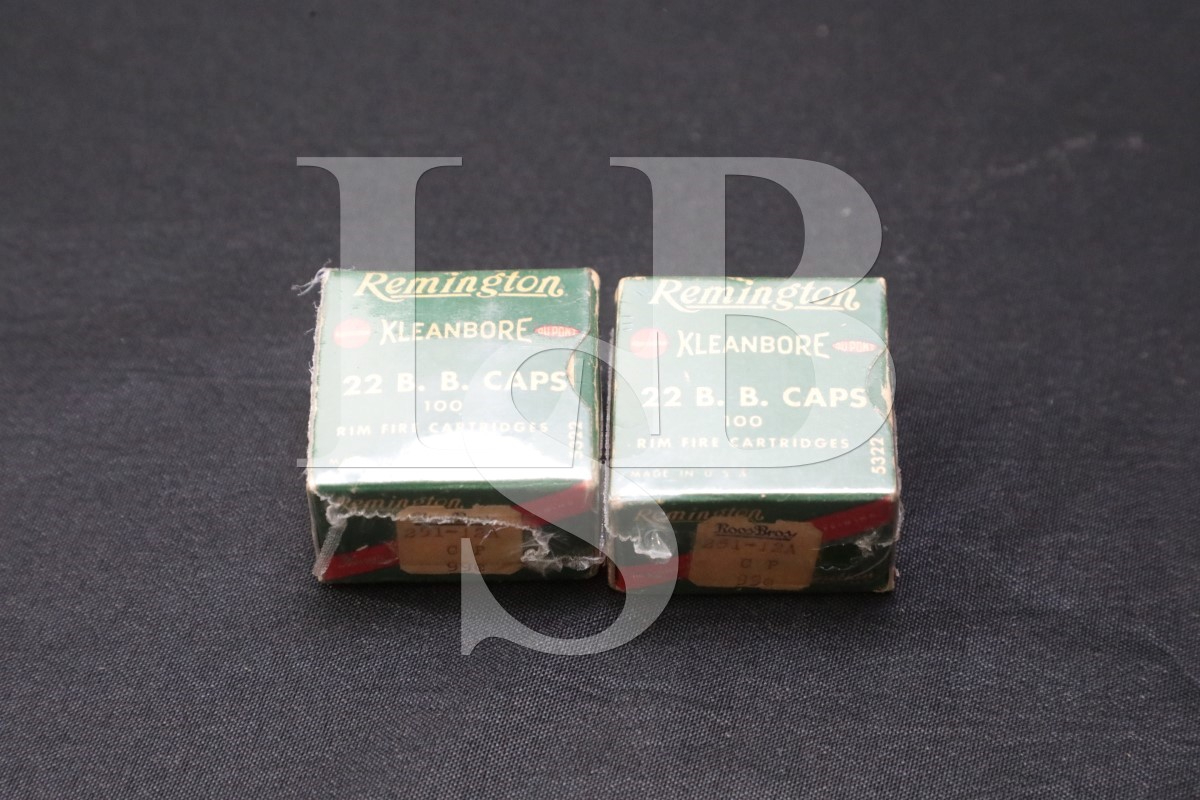 Remington 200x .22 BB Cap Vintage Ammunition Rem. 1950`s 2x Complete ...