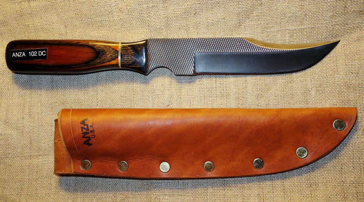 ANZA file knife - vintage, custom made - NEW 17079409 - GunAuction.com