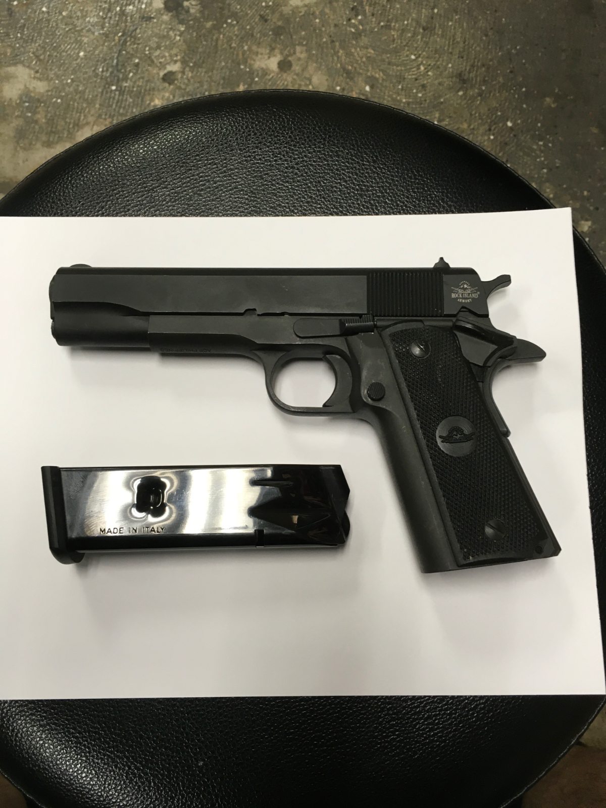 Rock Island Arsenal 1911 simi auto model m1911 a2-FS .45 ACP 17344919 ...