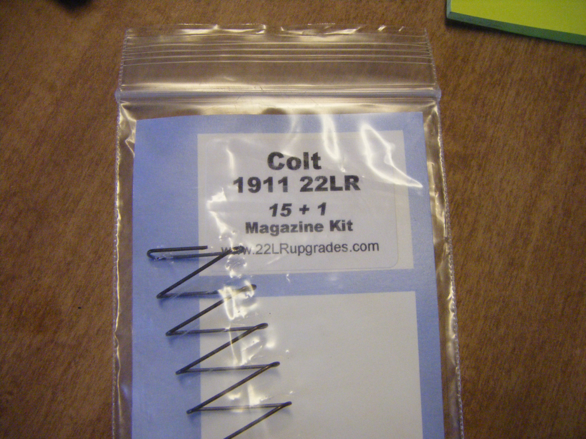 Conversion Spring Kit For Colt 911 22 Lr To 15 Round .22 Lr For Sale at ...
