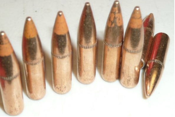 Pictures: 100- 308/7.62NATO 146 grain M62 30 caliber orange tipped ...