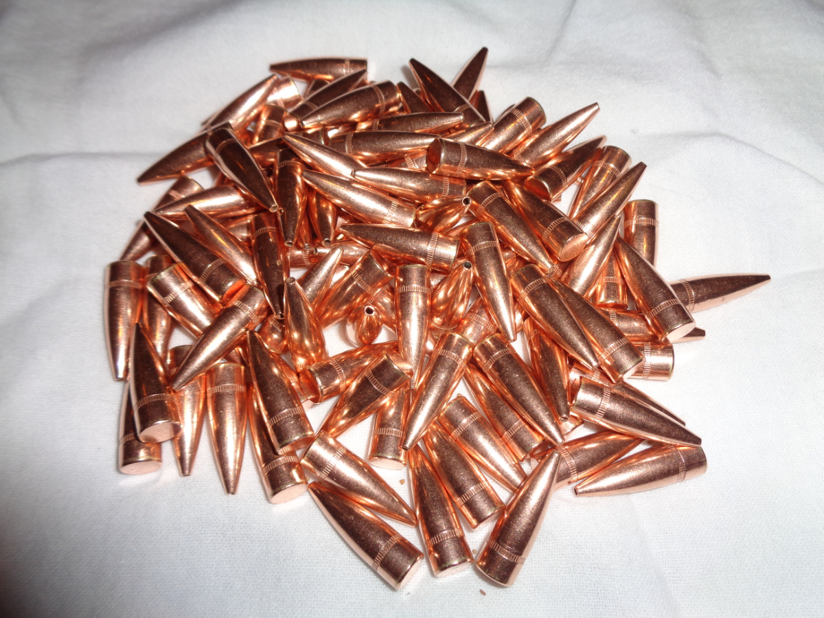 Sets of 100- 30 Caliber 120 Grain Full Metal Jacket, Hollow Point ...