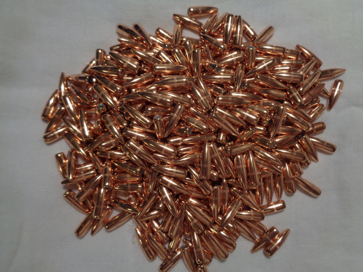 337- .233/5.56NATO 55 grain Full Metal Jacket Boat Tail bullets 5.56mm ...