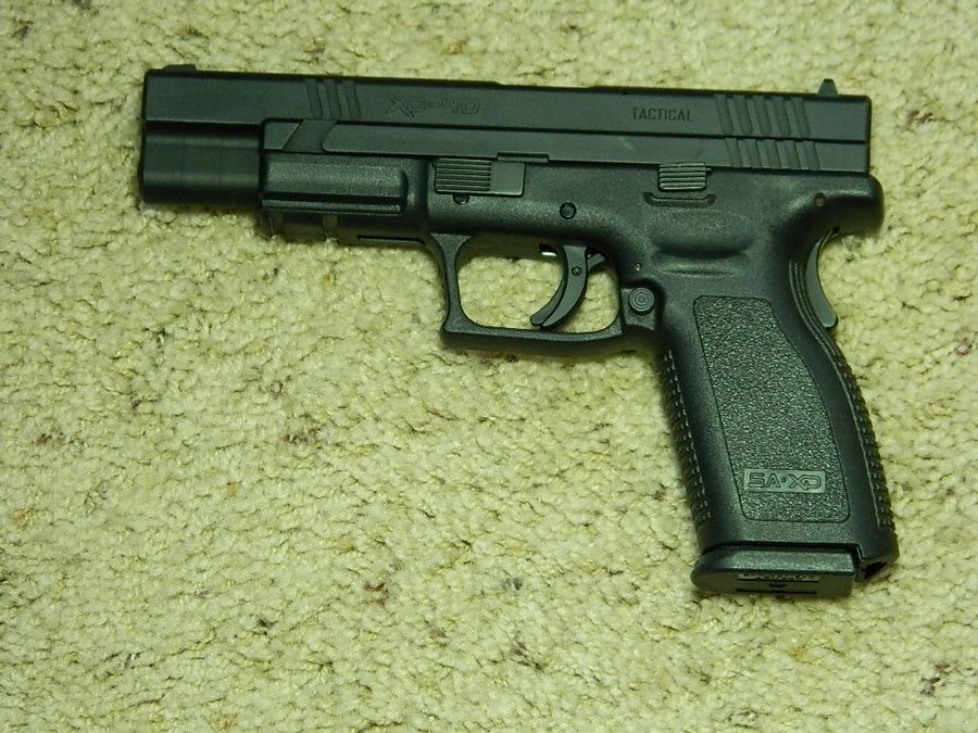 Springfield Armory XD 40 Black 5" Tactical Model Handgun chambered in ...