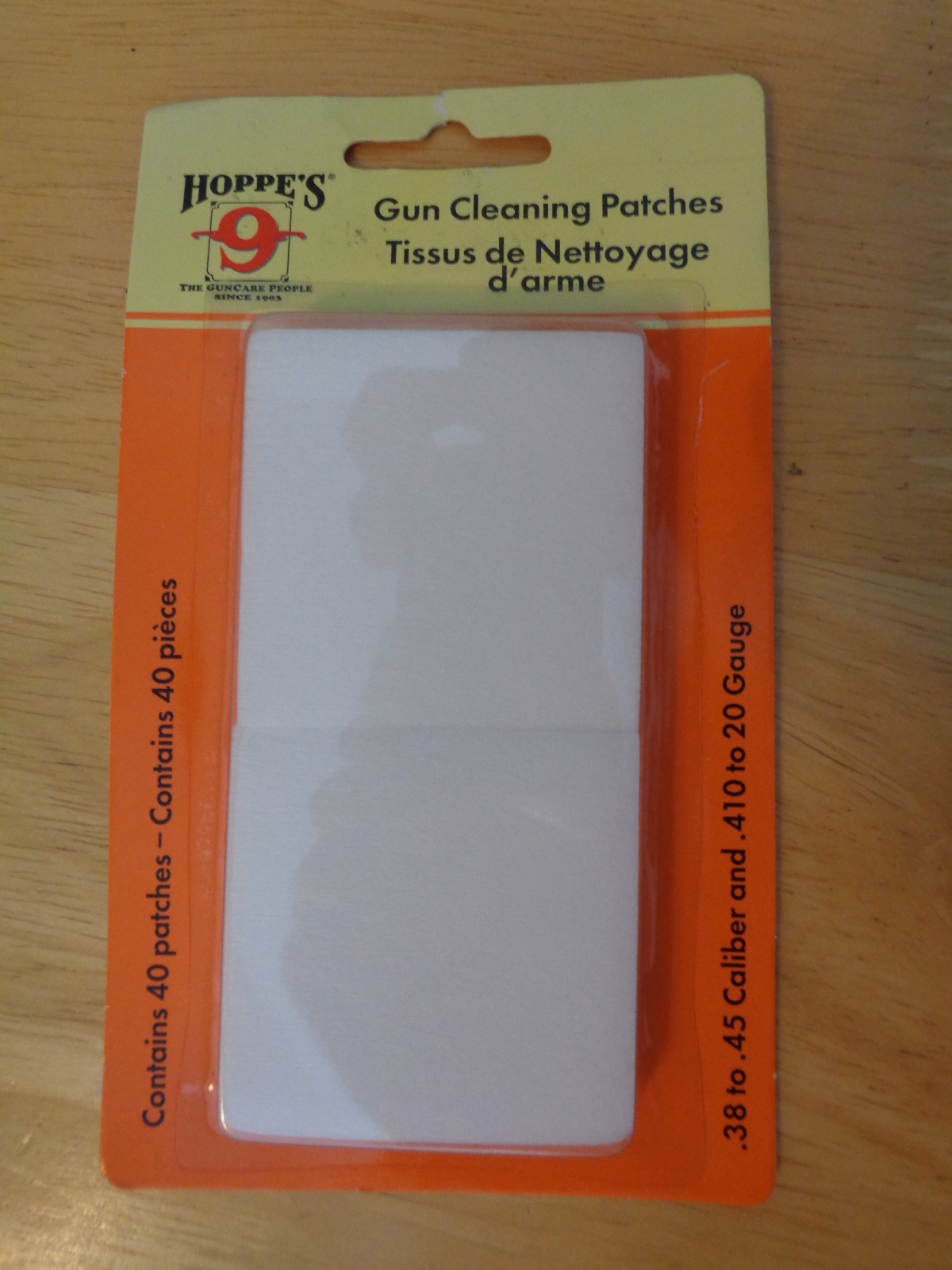 Hoppe- 1204 gun cleaning patches 17290765 - GunAuction.com