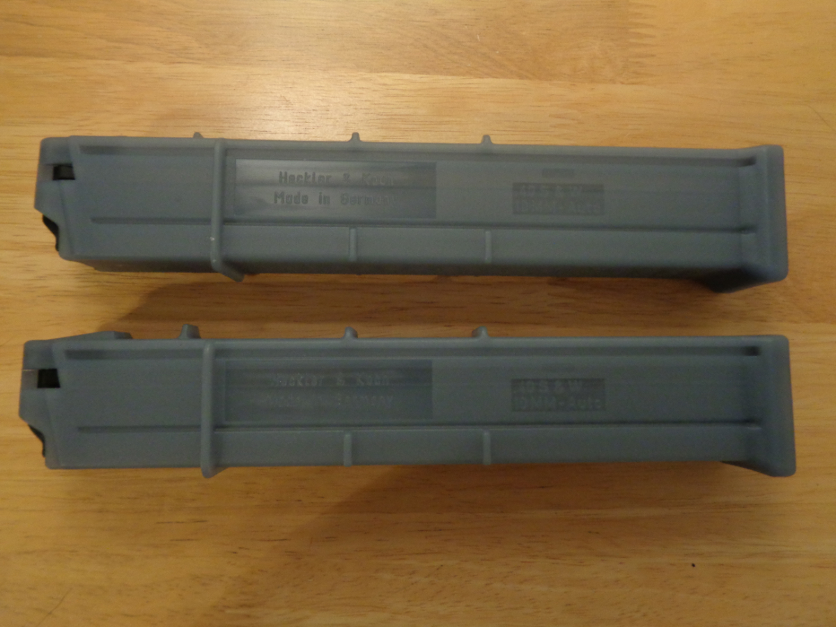 Smith & Wesson German Factory 30 round 40 S&W/10mm MP5-40 composite ...