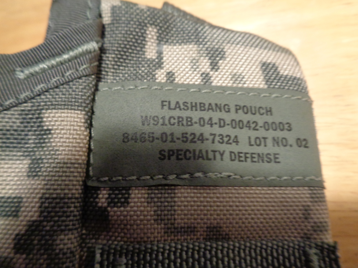 New Specialty Defense Digital ACU Flashbang/Grenade pouch 17292360 ...