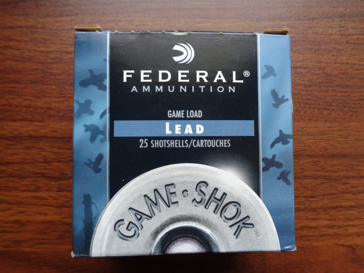 25 round box 12 Gauge Federal Premium Game-Shok 1oz #6 Game Load ...