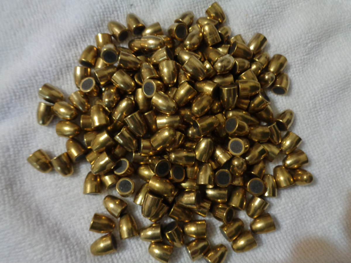 181-9mm 95 grain Fiocchi Full Metal Jacket Bullets for reloading 9mm ...