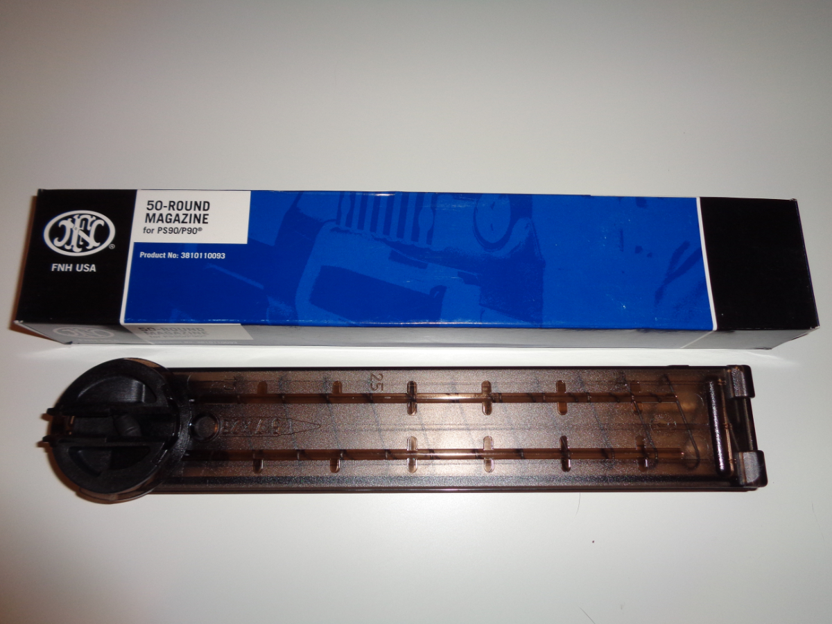 FACTORY FN PS90/P90 5.7X28mm 50 ROUND SMOKE COMPOSITE MAGAZINE 17338580 ...