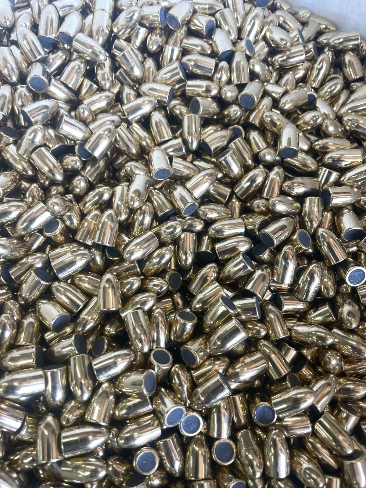 156 9mm 124 grain round nose Full Metal Jacket Bullets for reloading ...