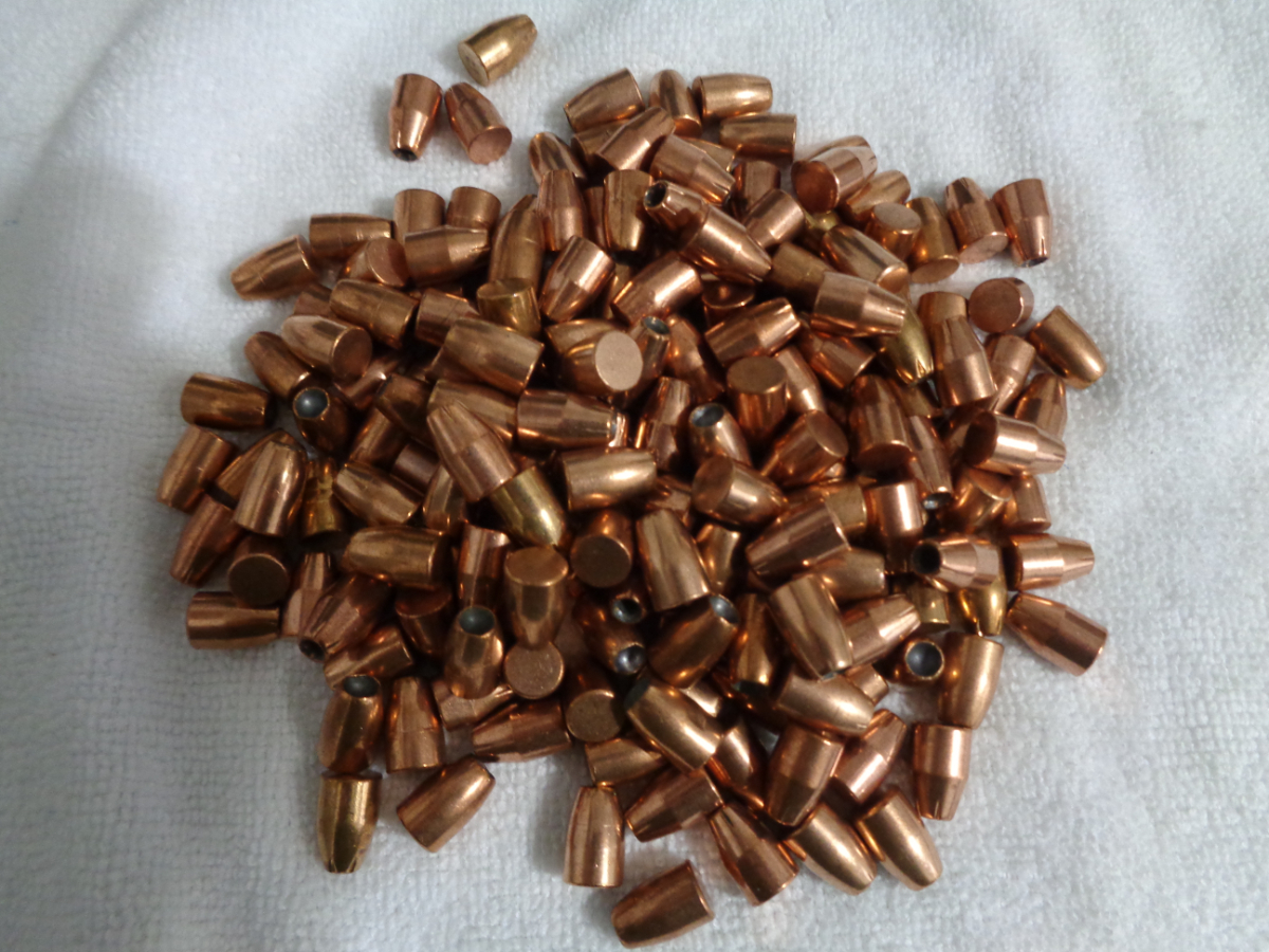 356- 9mm Copper Jacketed 115 Grain Hollow Point Bullets for reloading ...