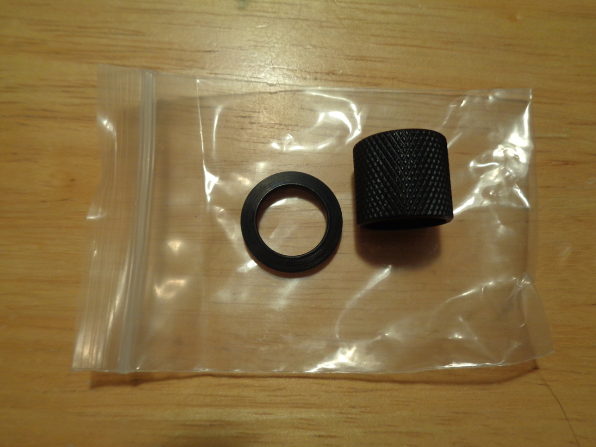 New 308 Standard barrel thread protector 5/8 X 24 thread and crush ring ...