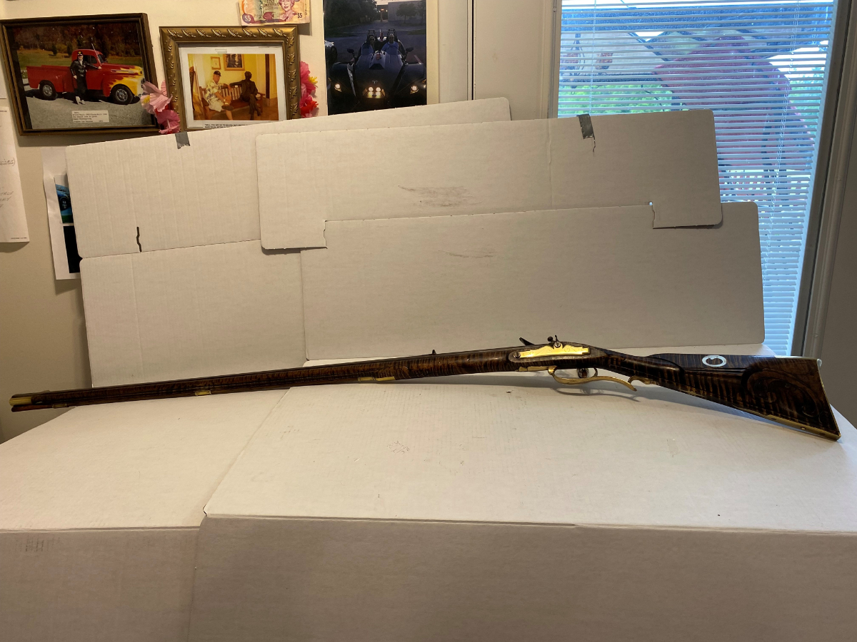 J. Laurie Pennsylvania Long Rifle , Flintlock, Reproduction 17149347 ...