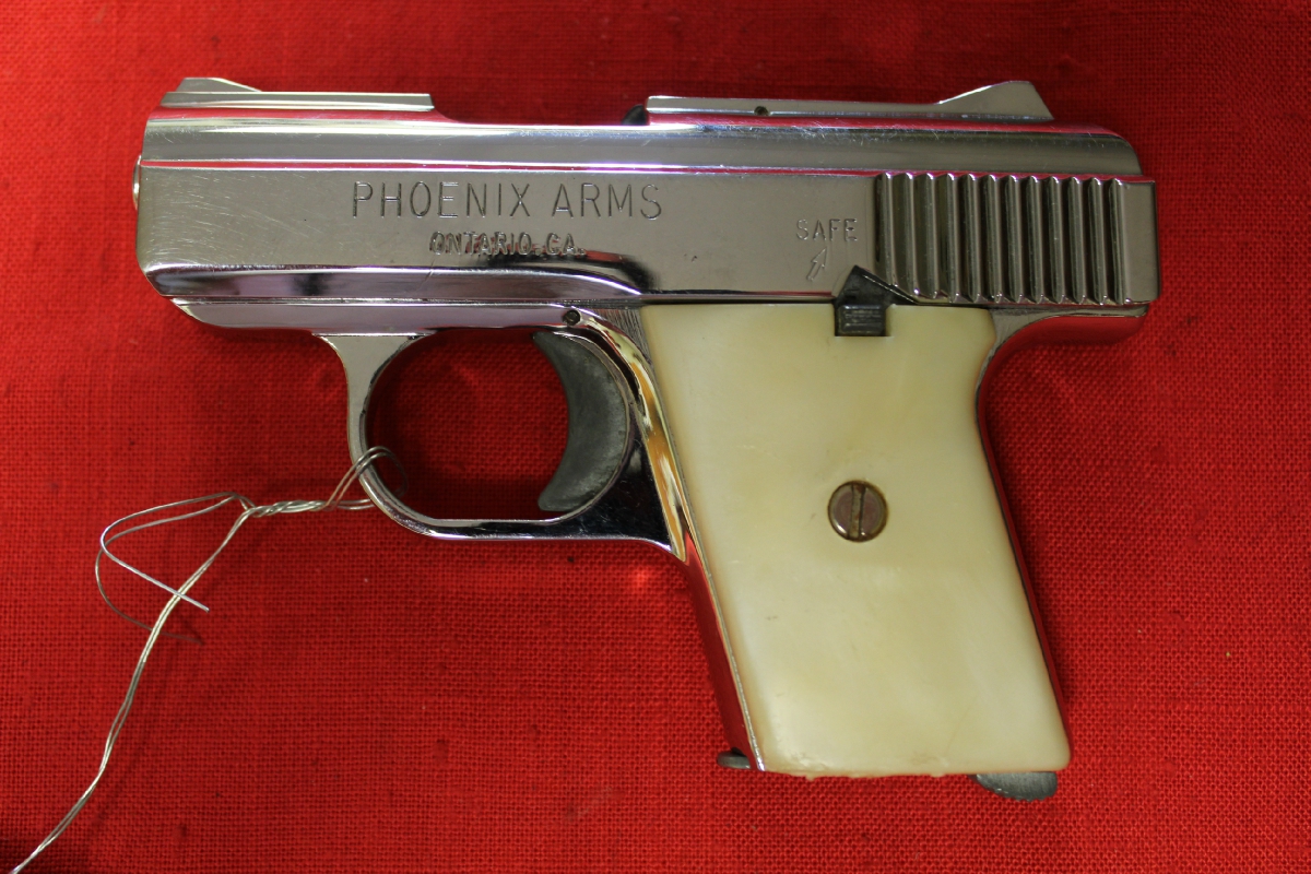 Phoenix Arms Model Raven Chrome 25 For Sale at GunAuction.com - 14881980