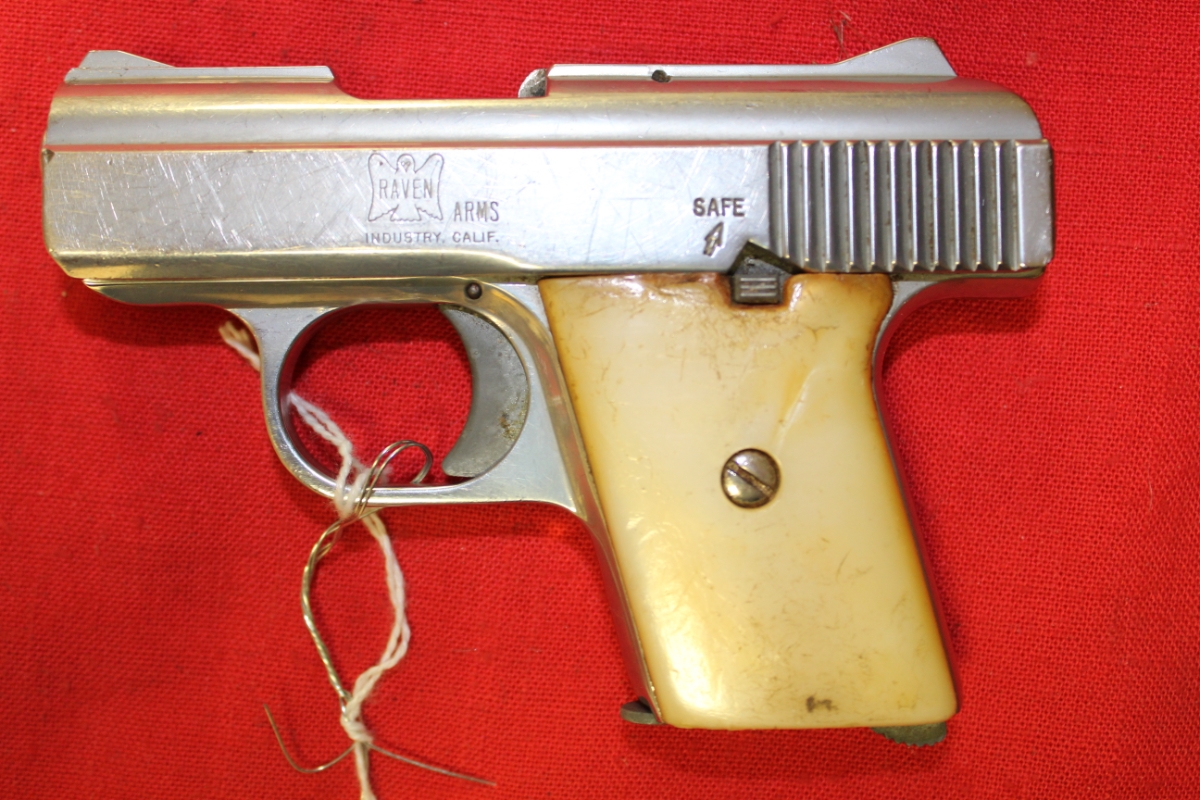 Raven Mp-25 Nickel .25 Acp For Sale at GunAuction.com - 16881627