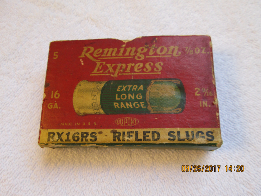 Remington EXPRESS 16 GA. RIFLED SLUGS - FULL BOX 16 GA 17045197 ...