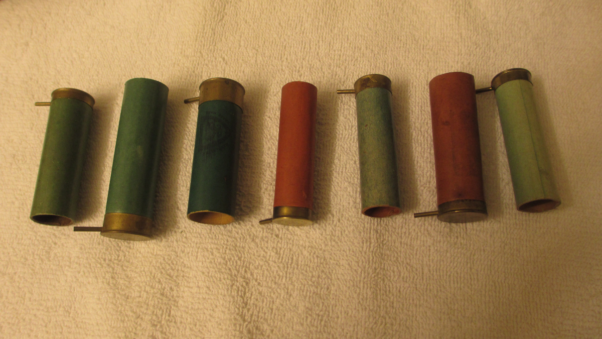 COLLECTOR`S LOT OF 7 DIFFERENT PINFIRE SHOTSHELLS 17259739 - GunAuction.com