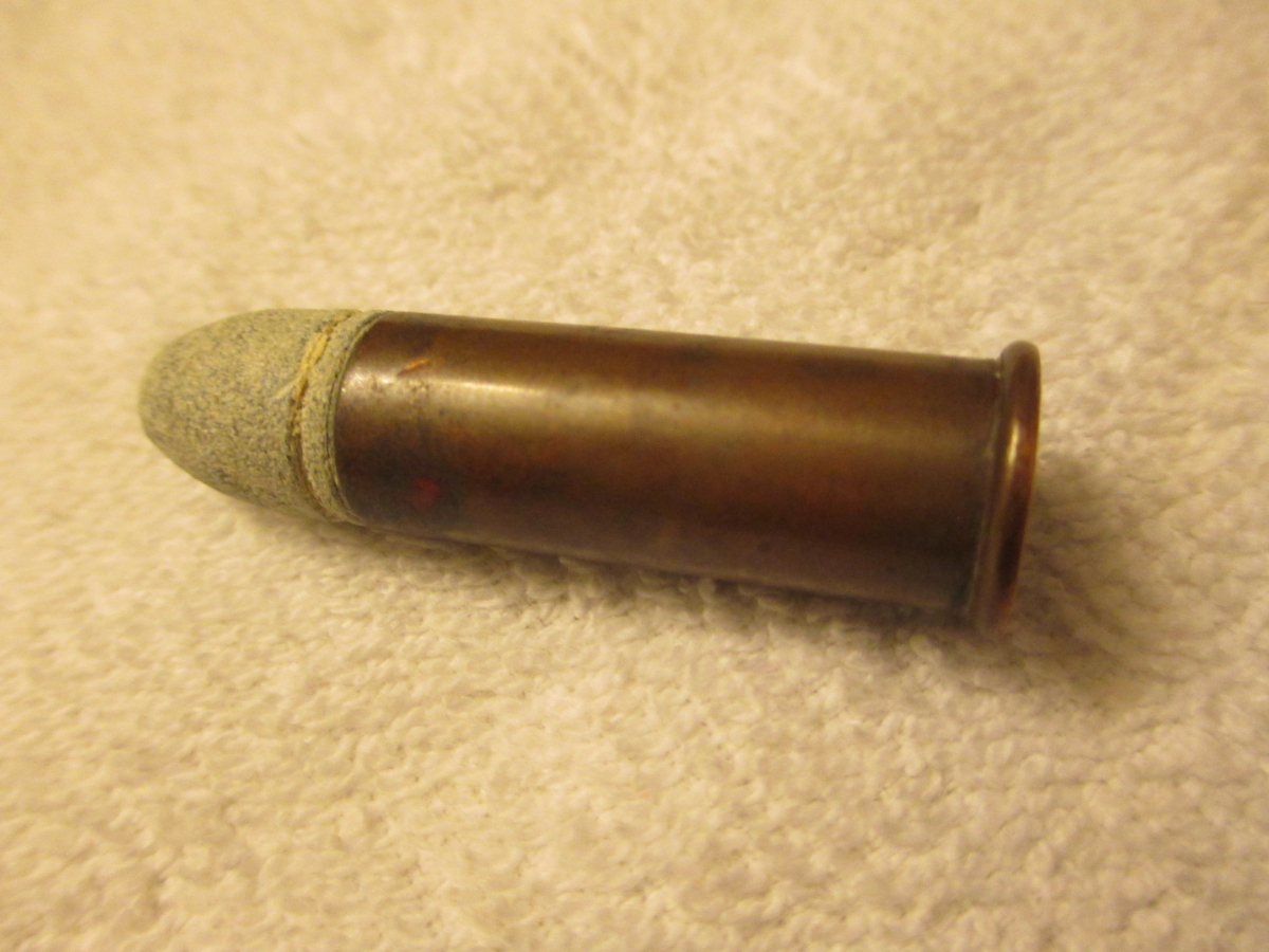 ONE ROUND OF THIS SCARCE CALIBER - 46 LONG RIMFIRE 17270487 ...