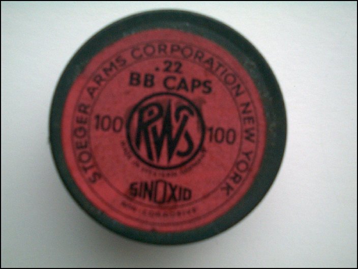 22 Bb Caps--Rws Tin For Sale at GunAuction.com - 7490126
