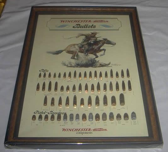 Early Winchester-Western Bullet Board For Sale at GunAuction.com - 3064325