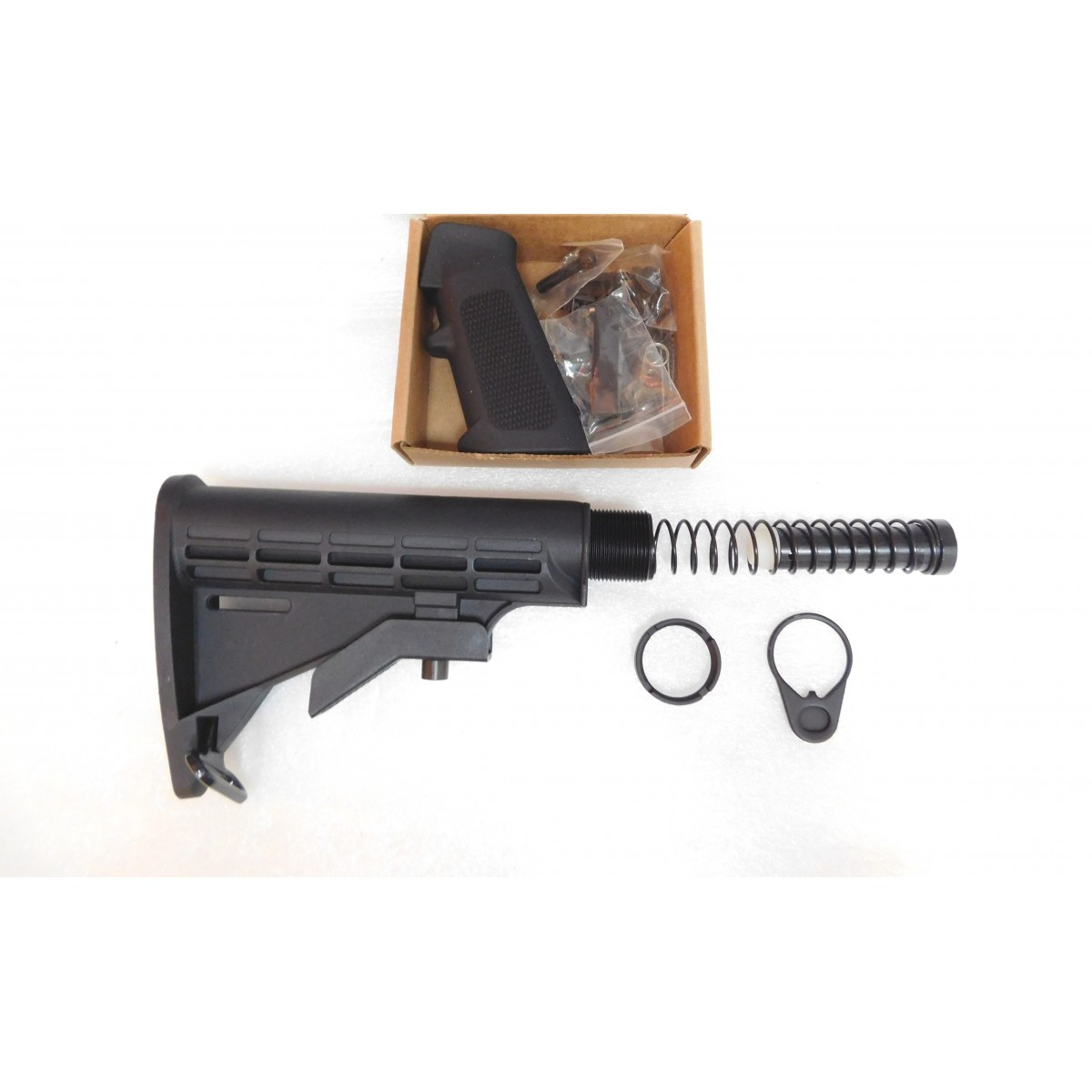 KG AR15 AR-15 Carbine Lower Completion Kit With LPK and Stock Set 5 ...