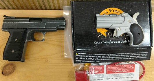 2 Firearms For One Price. Brand New Cobra 9mm Derringer And A Nice Used ...