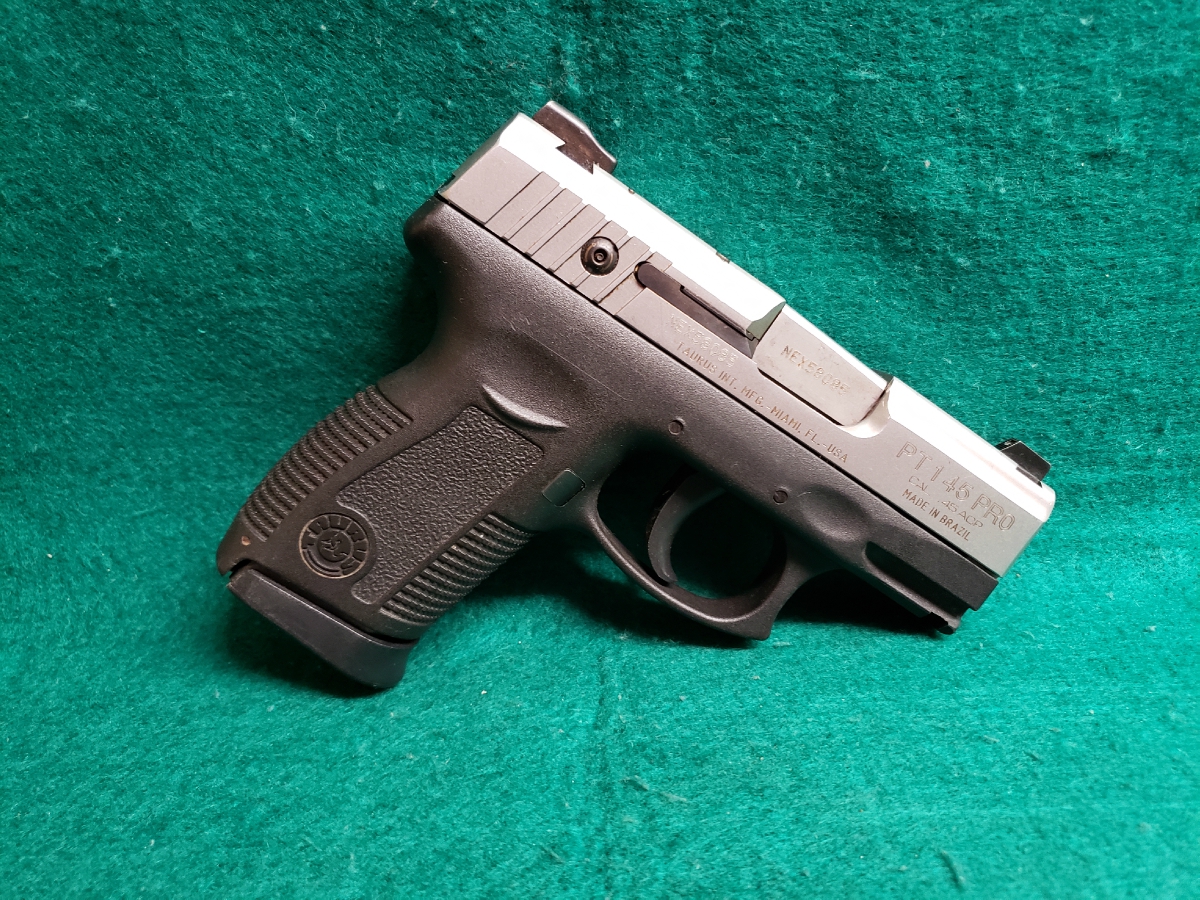 Taurus Model - Pt145 Pro Millennium. Stainless Slide. 3 Inch Barrel Sub ...