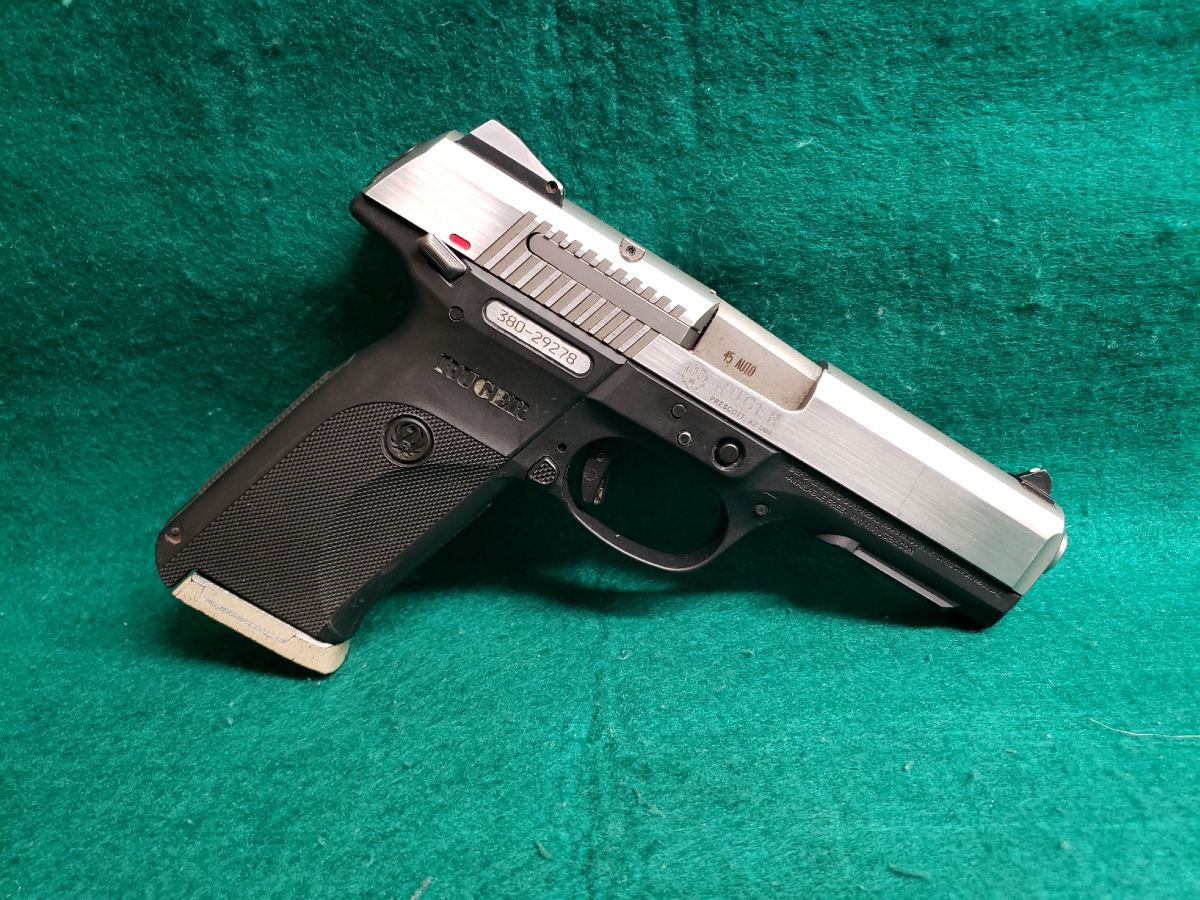 Ruger Model Sr45 - Stainless Slide. 4.5 Inch Barrel. W-One 10 Round ...