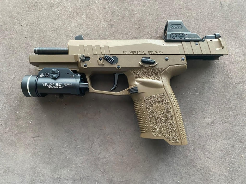FN 5.7x28. includes Streamlight TLR-1 HL and Holsun HE-508T-GR X2 5 ...