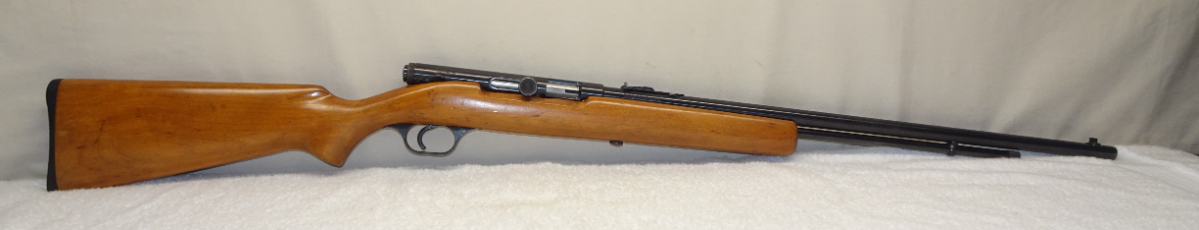 Springfield- Savage Model 87A, 22 caliber, semi-auto rifle, tube fed ...