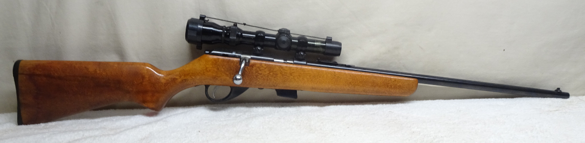 J. C. Higgins JC Higgins, Model 42, bolt action rifle, 7-shot clip ...