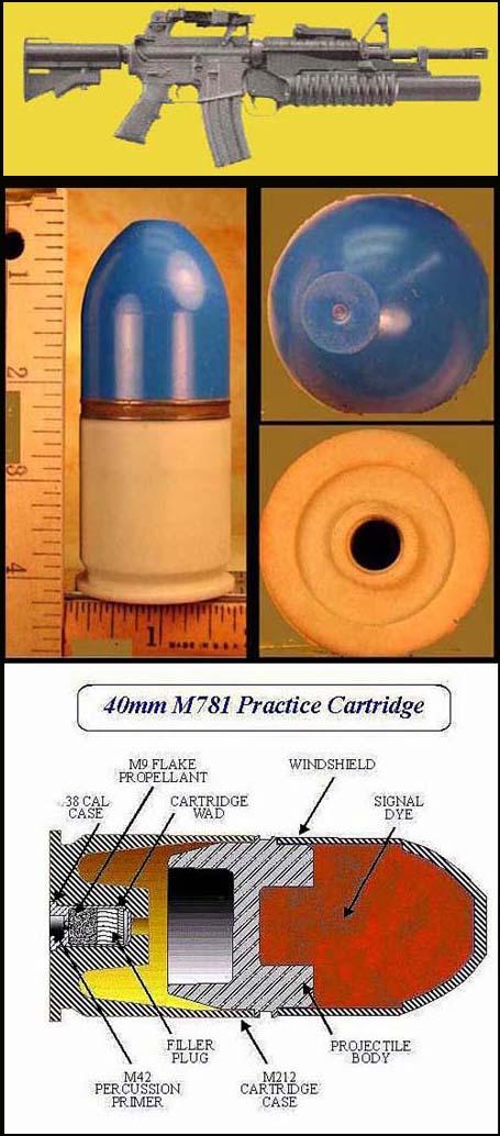 New 40mm M781 Grenade Cartridge By Mast (S-547) For Sale at GunAuction ...