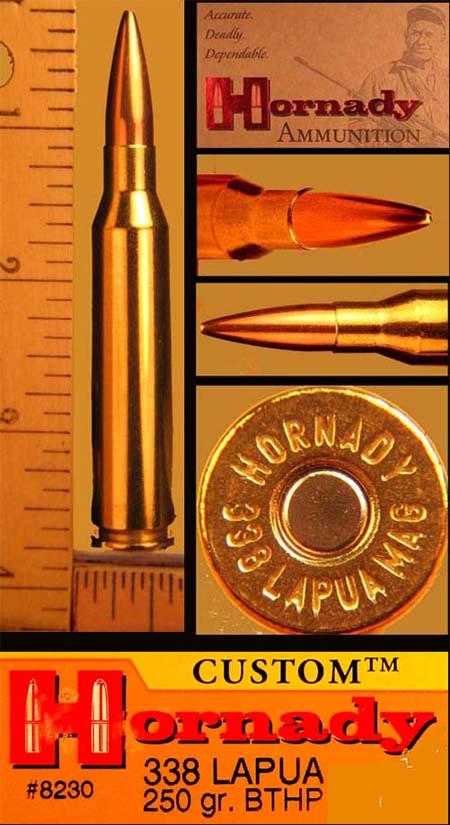 One Cartridge, 338 Lapua Magnum By Hornady (S-388) For Sale at ...