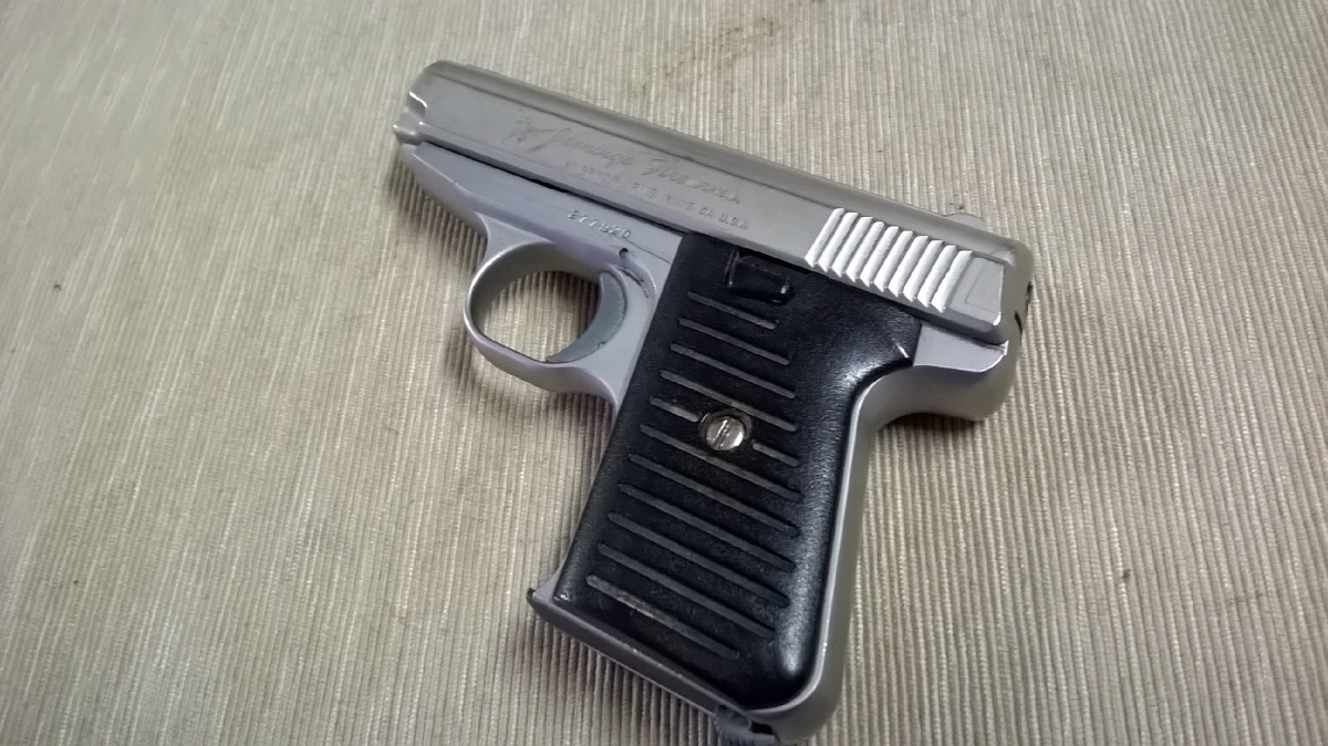 Bryco Model 38, Stainless, Good Shape, $1 Opening Bid, No Reserve .380 ...